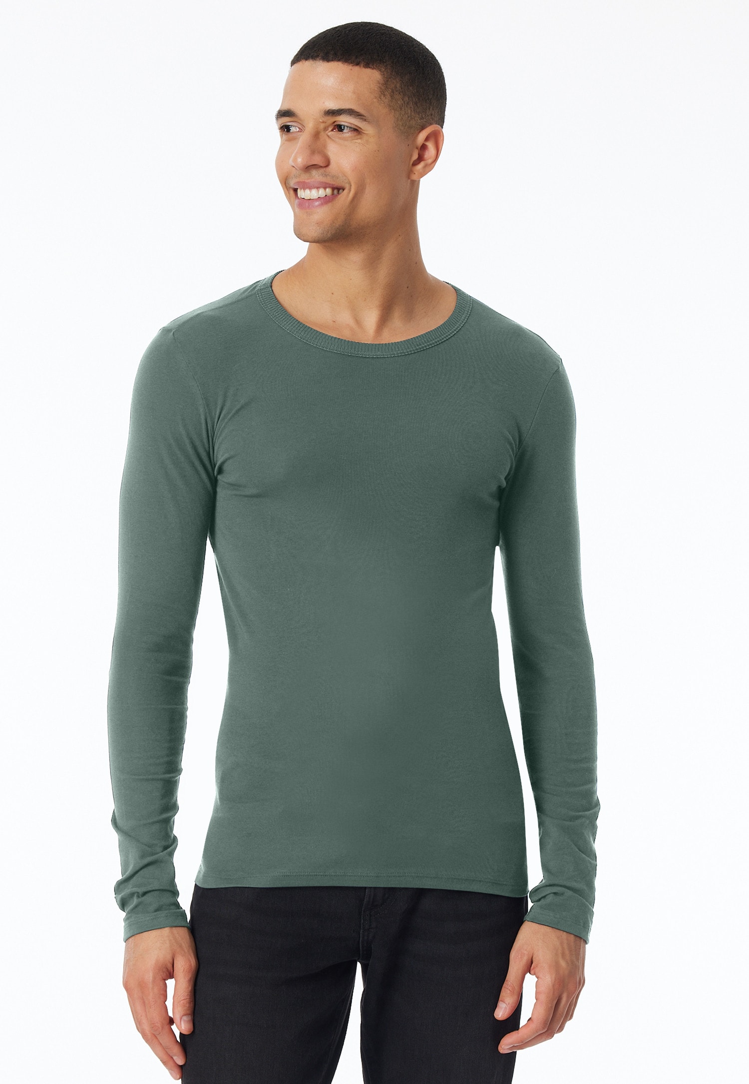 Shirt langarm grün - Revival Ludwig | SCHIESSER