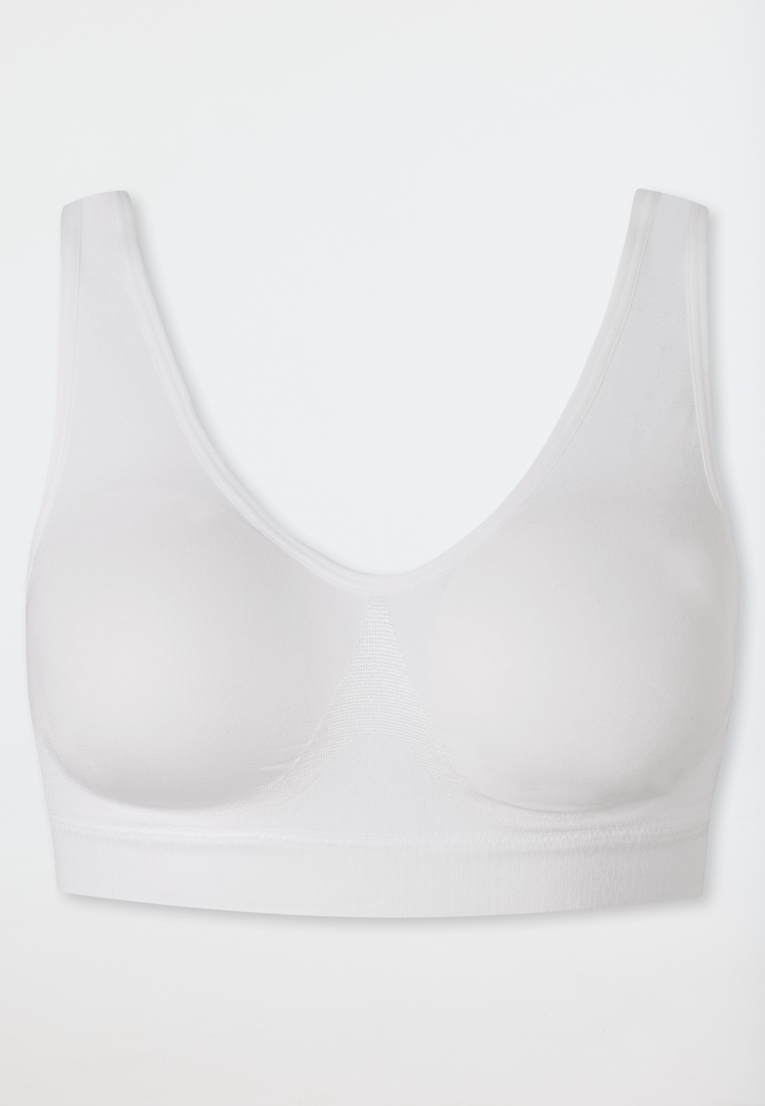 Bustier seamless herausnehmbare Pads weiß - Classic Seamless | SCHIESSER