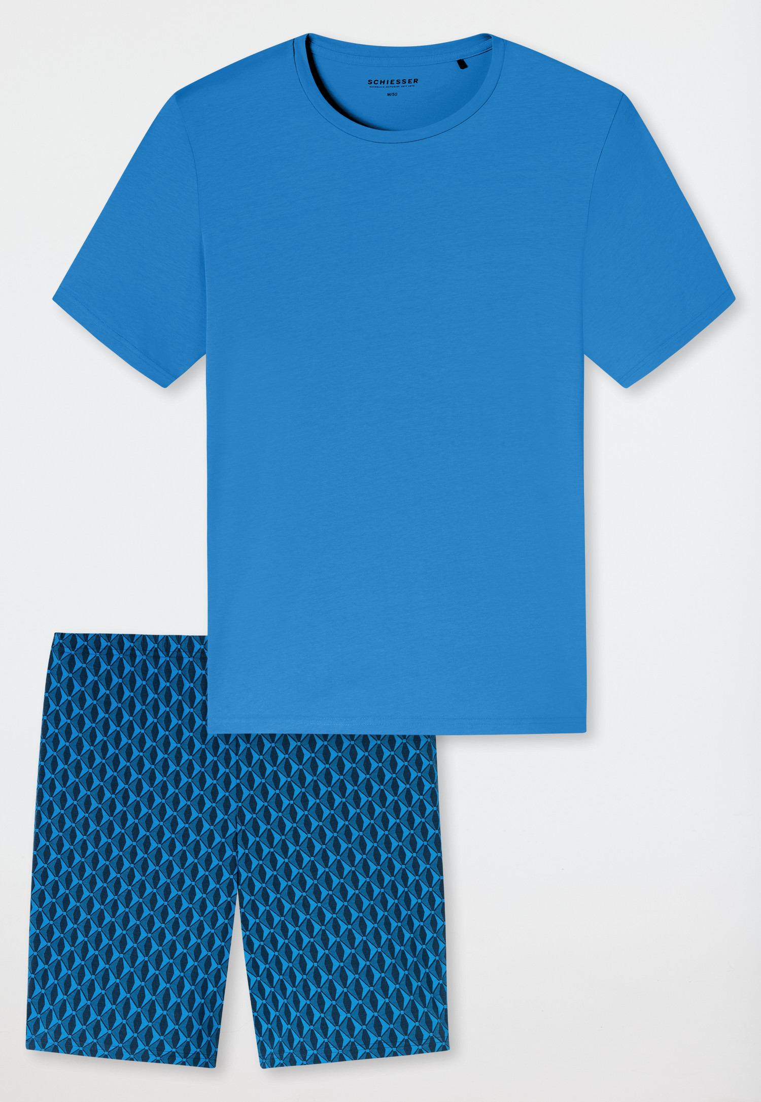 Schlafanzug kurz aquarium gemustert - Casual Essentials | SCHIESSER