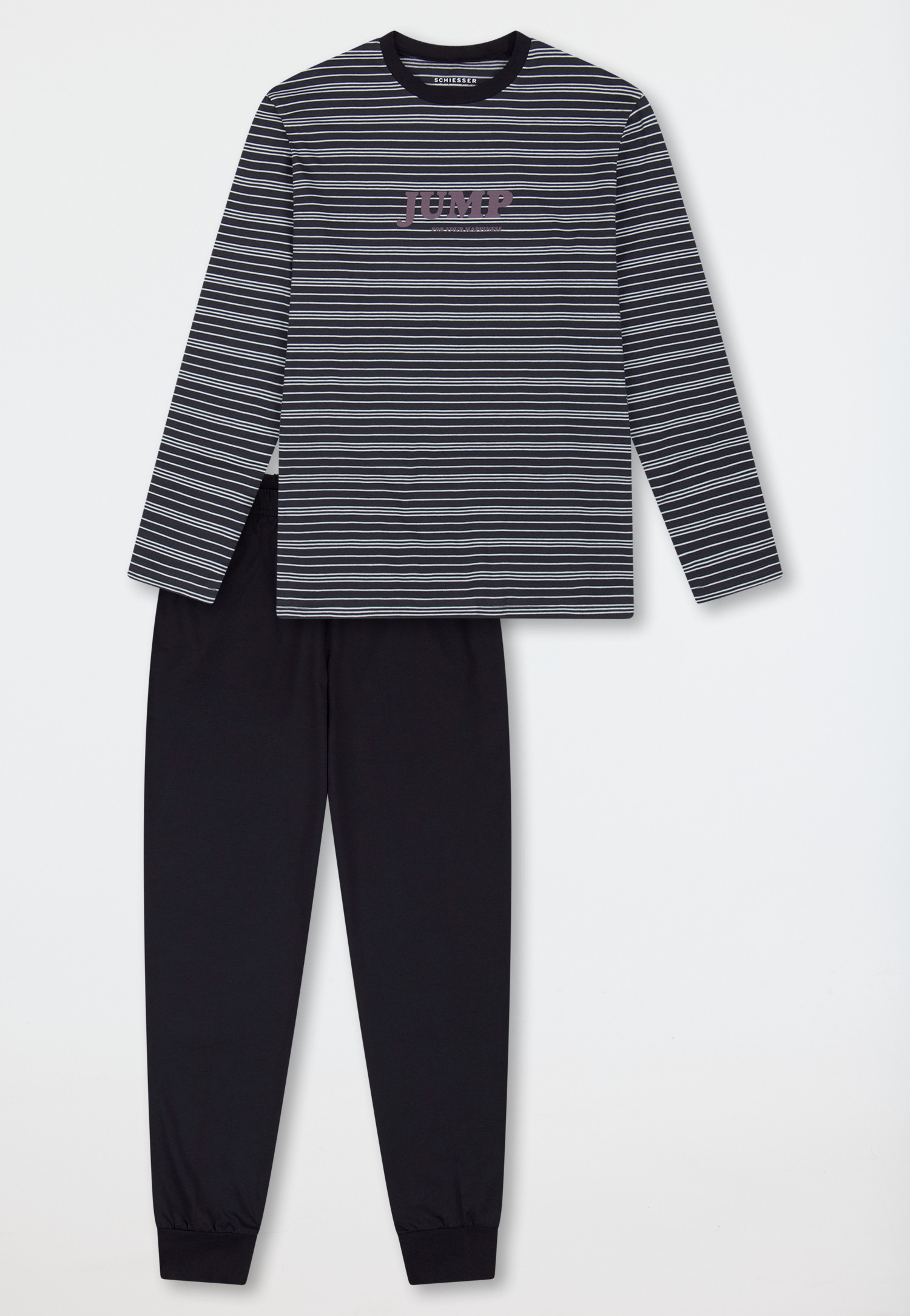 Long pyjamas striping navy - Teens Nightwear | SCHIESSER