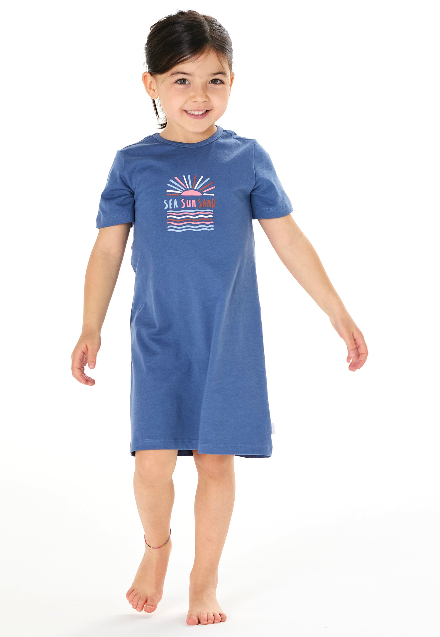 Sleep shirt short dark blue - Kids Nightwear | SCHIESSER
