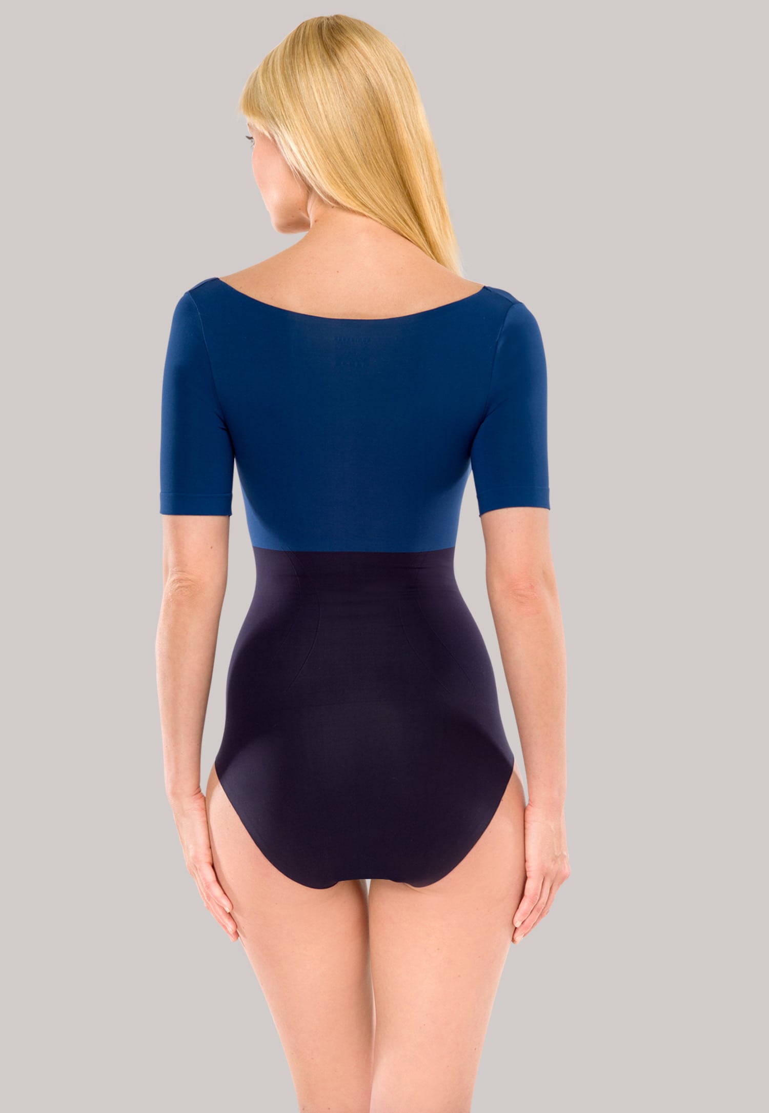 Body kurzarm dunkelblau Seamless Medium | SCHIESSER