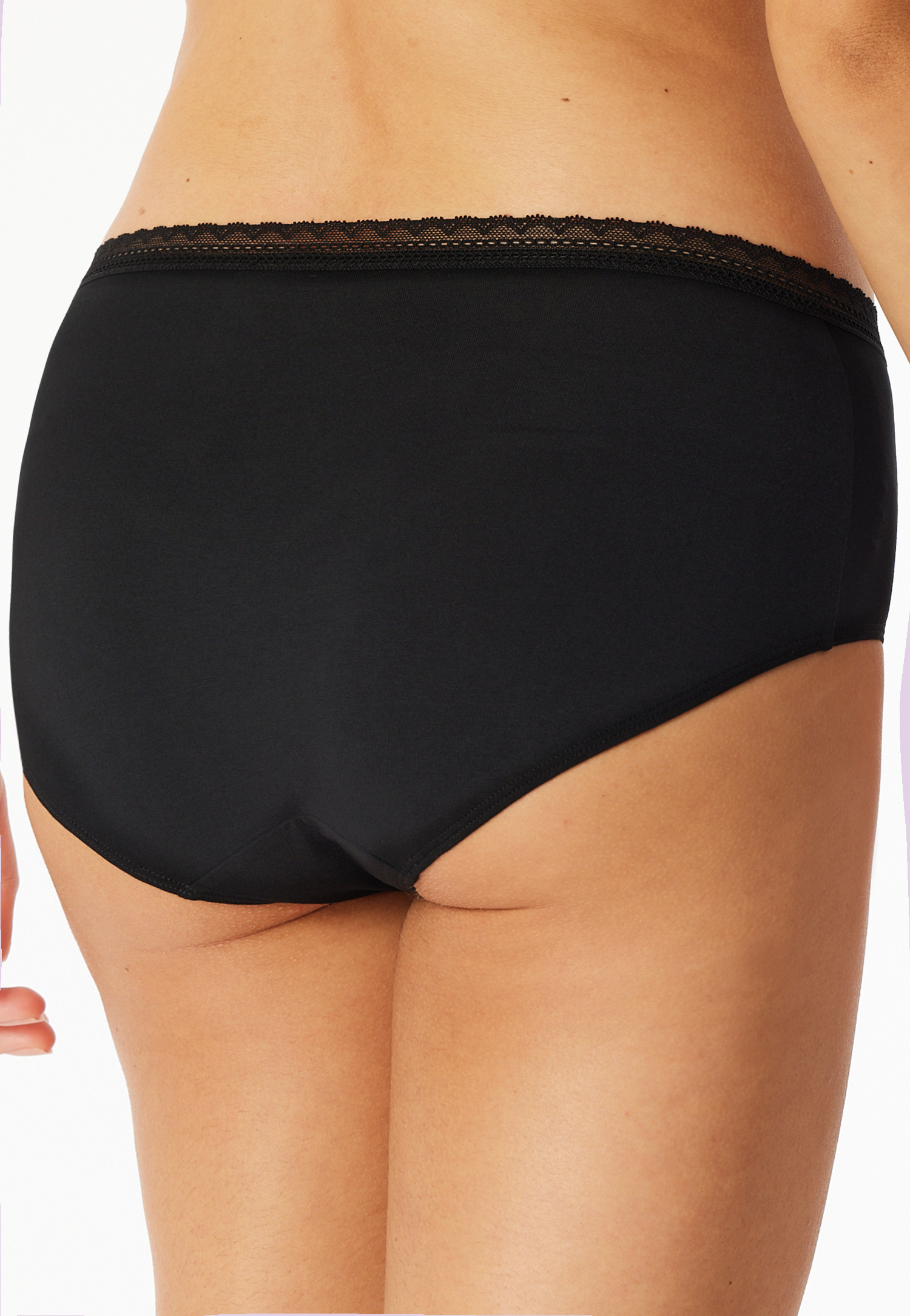 Midi-Slips 3er-Pack Spitze schwarz - Modern Multipacks | SCHIESSER