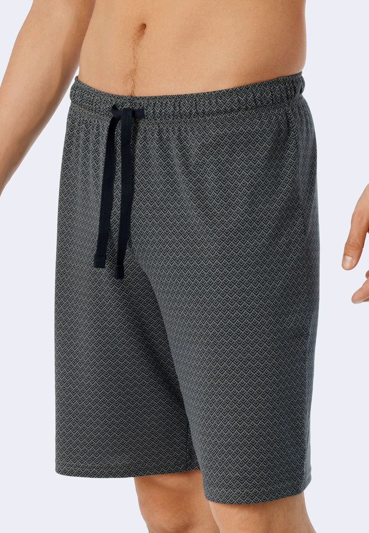 Pajamas short interlock jade patterned - Fine Interlock | SCHIESSER